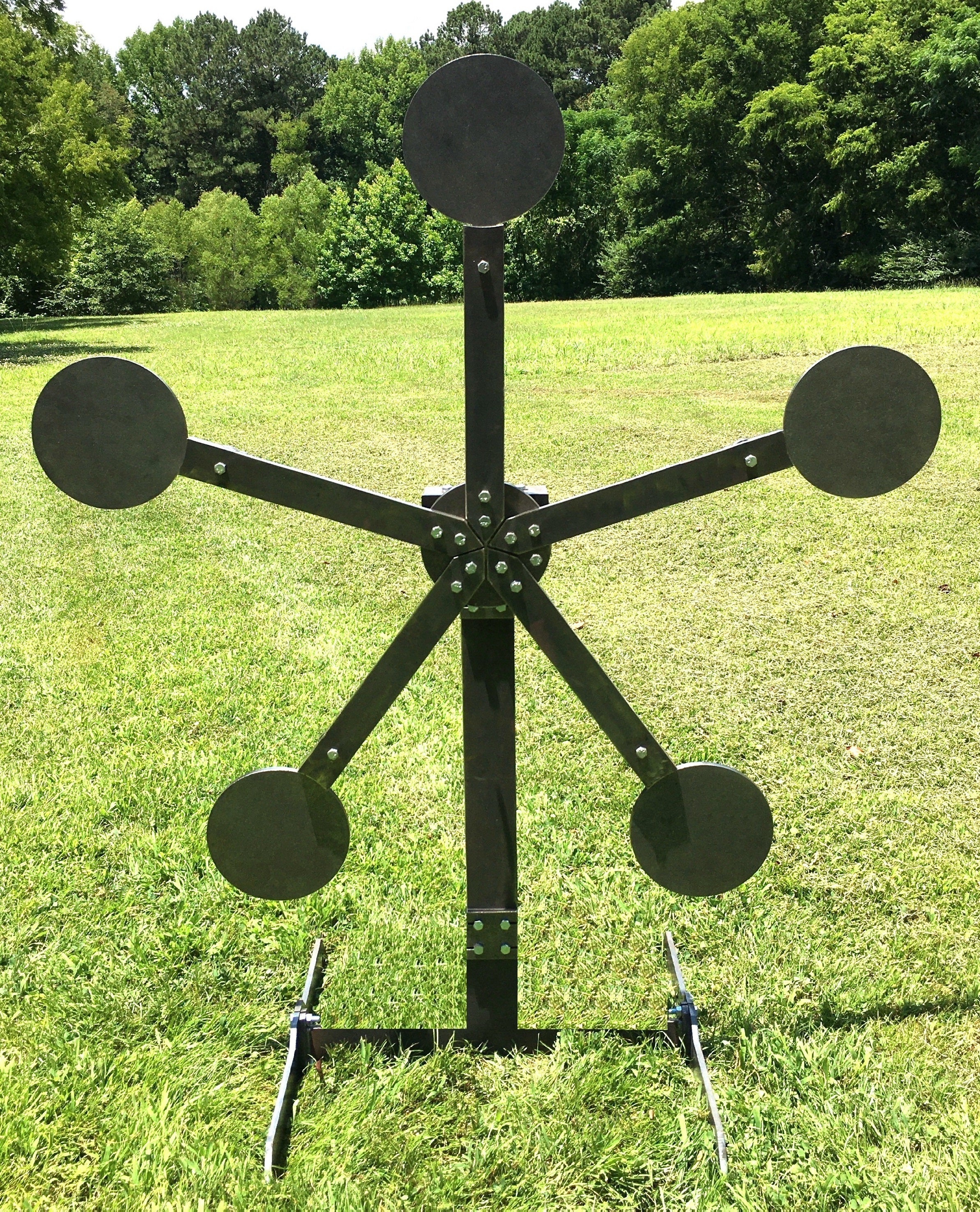 Magnum Target Steel Texas Stars & Revolving Plate Rack Targets