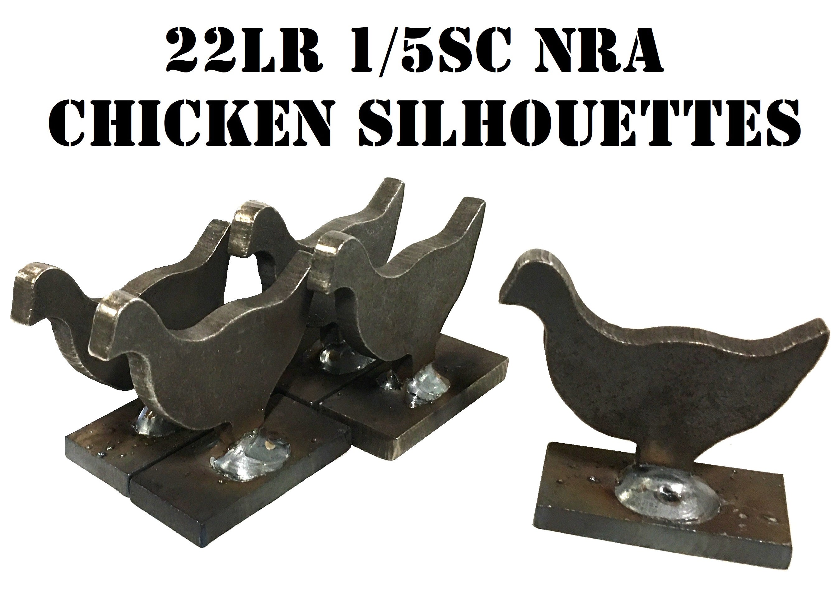 1/5sc. NRA/IHMSA .22LR Rimfire Small Bore Chicken/Animal Knock-down St ...