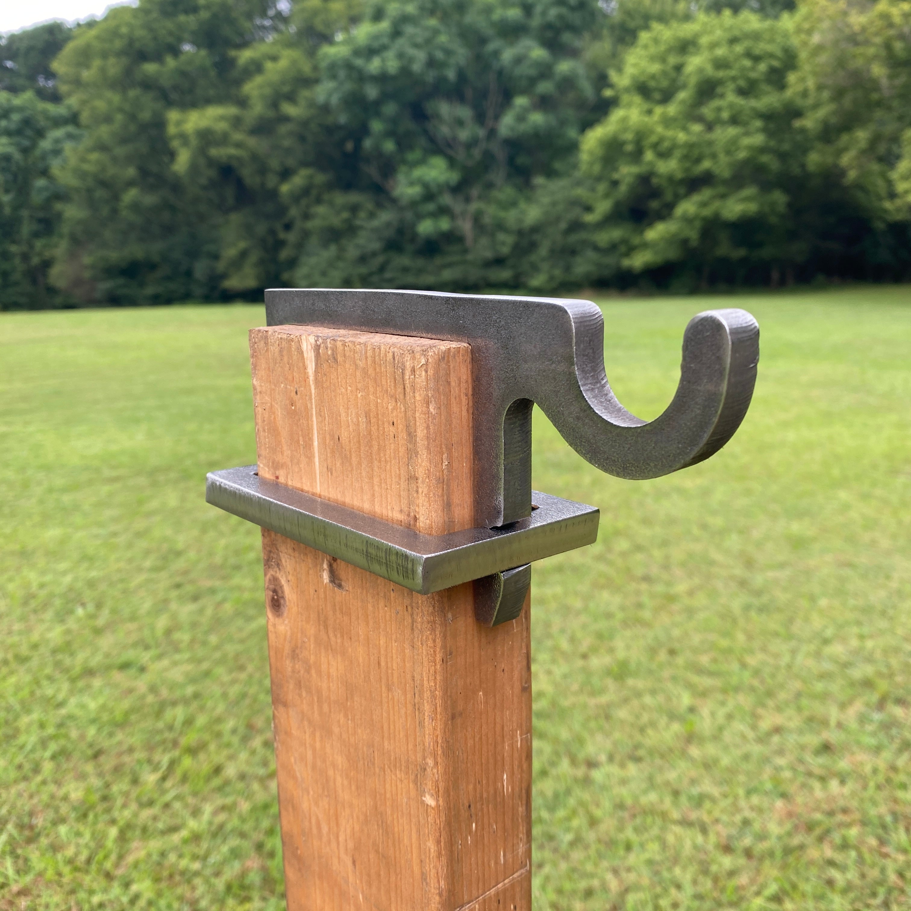 1pc 3/8" AR500 Hardened Steel 2x4 Topper Hooks for Metal Range Shootin ...