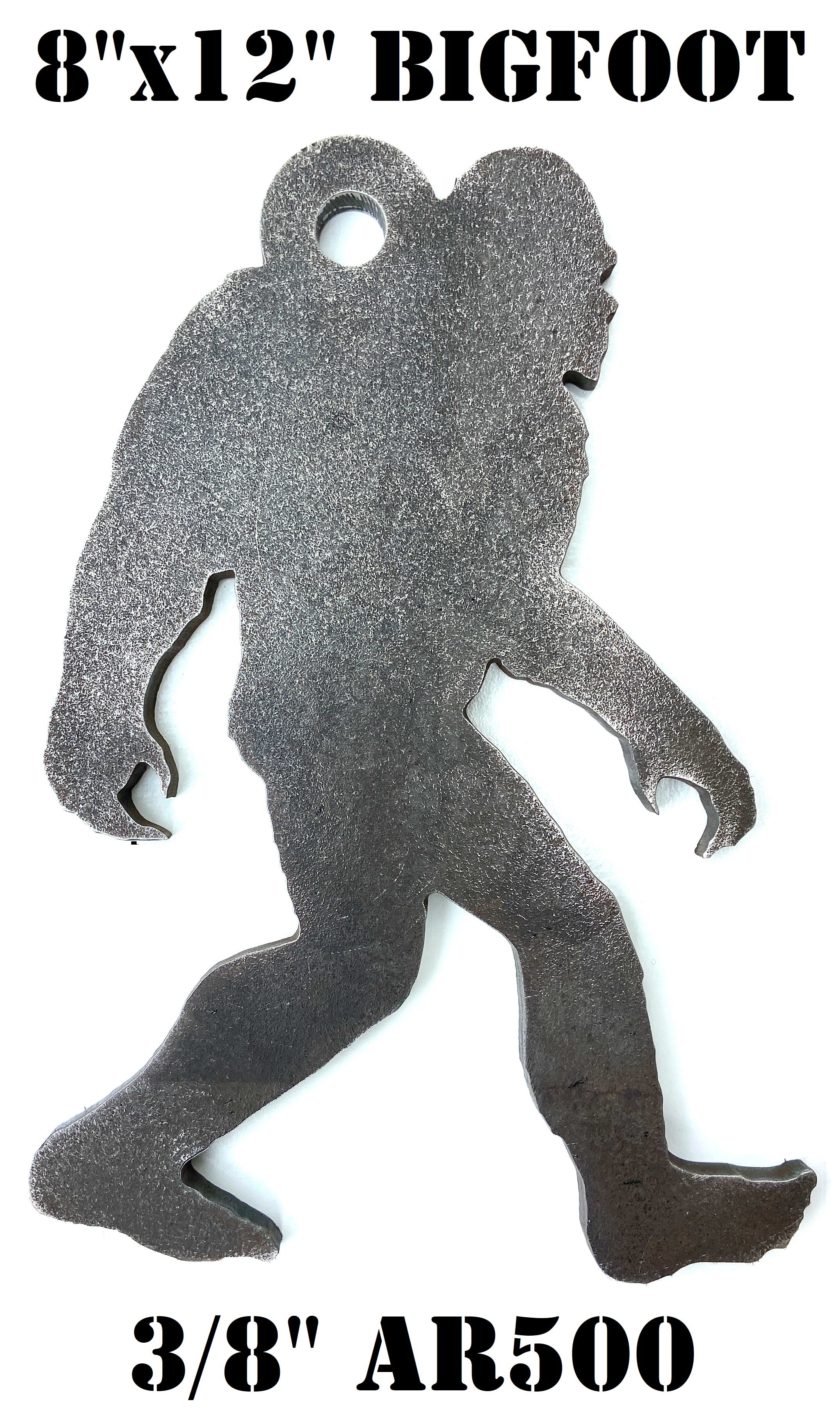 Magnum Target 3/8" AR500 8"x12” Bigfoot Sasquatch Steel Shooting Range