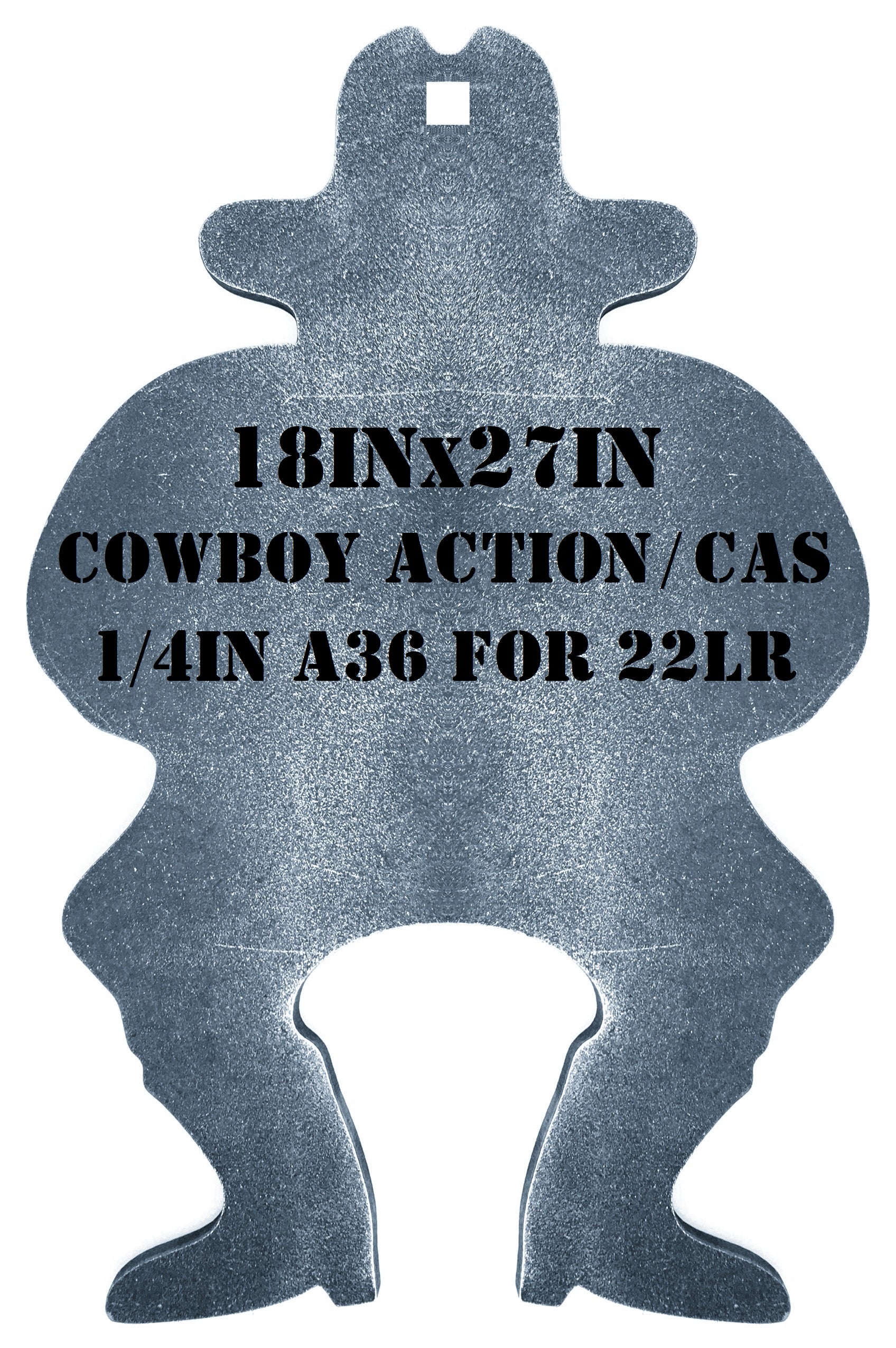 Magnum Target 18"x27" 1/4" Mild Steel 22LR Rimfire Cowboy Action Sheri