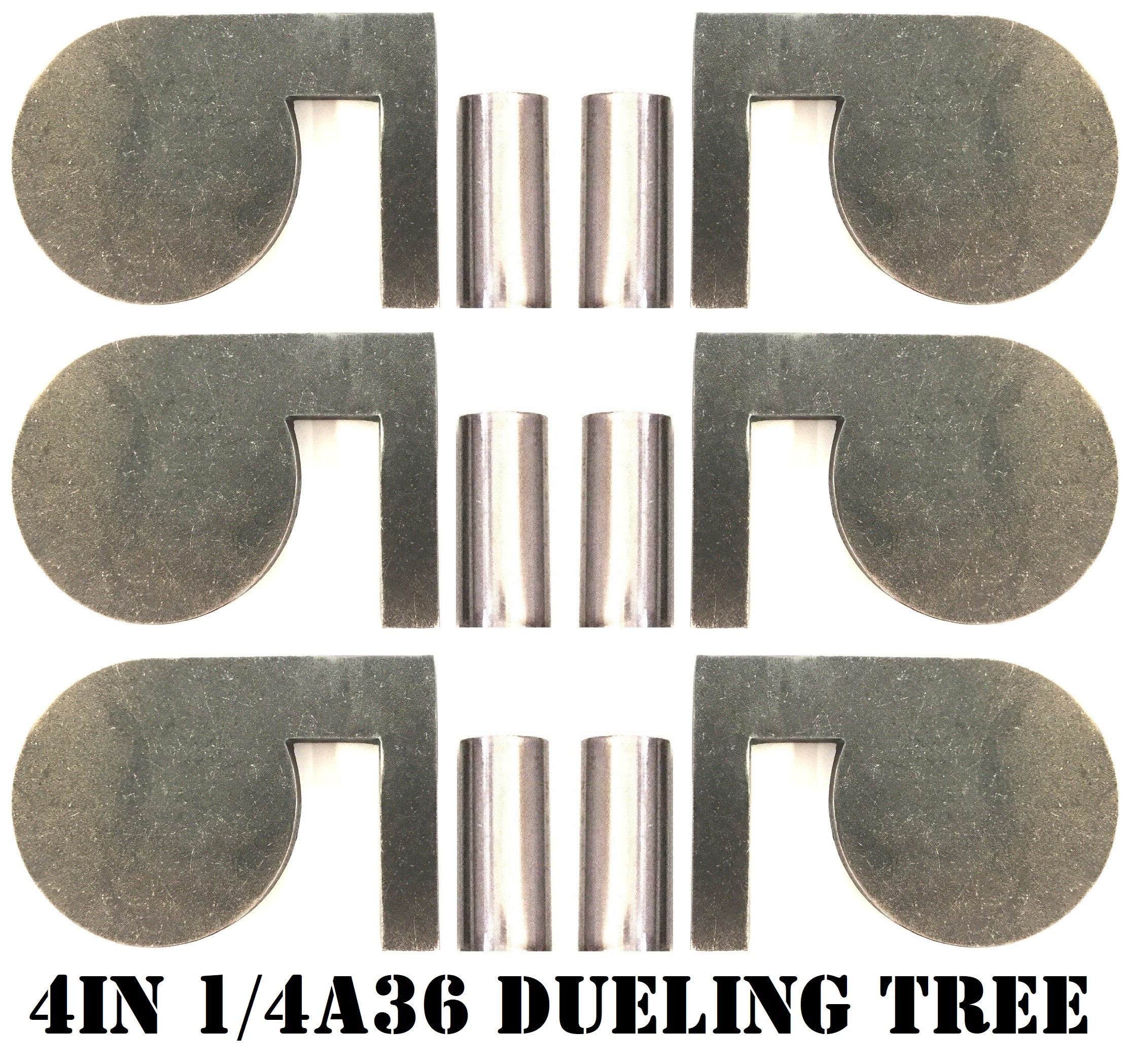 Magnum Target 4"x1/4" Rimfire 22LR Steel Shooting Target Dueling Tree