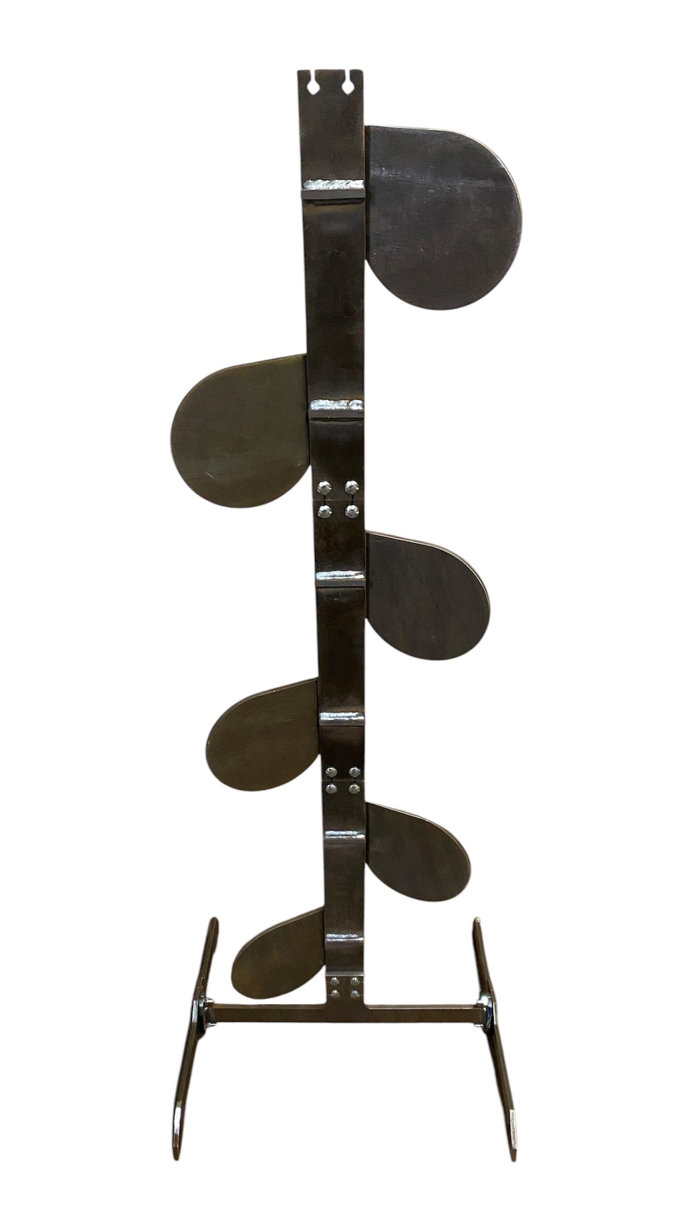 3/8" AR500 6ft Tall Dueling Tree Stand Range Reactive Steel Shooting T ...