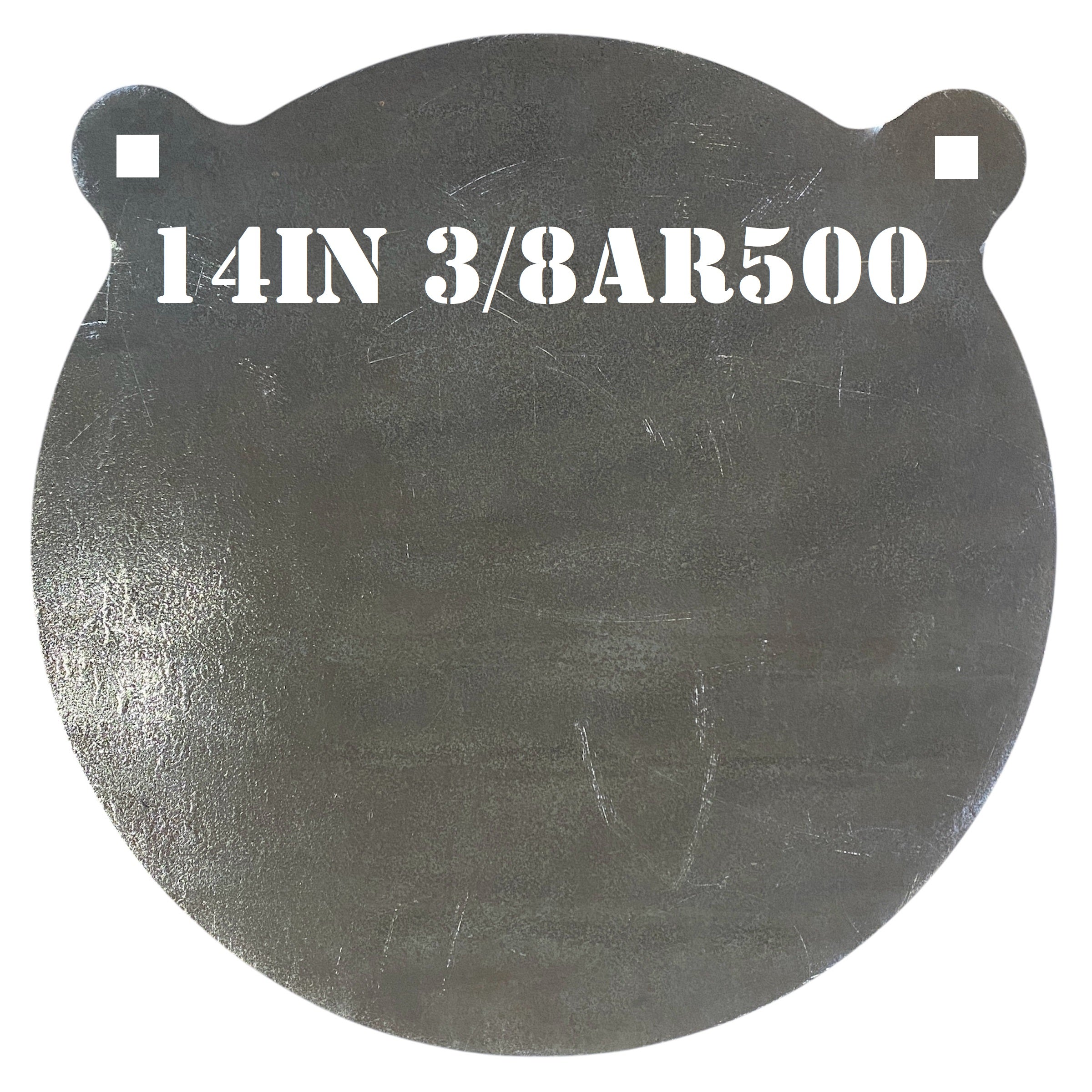 Magnum Target 14" x 3/8" AR500 Gong/Hanger Steel Shooting Target - Pis