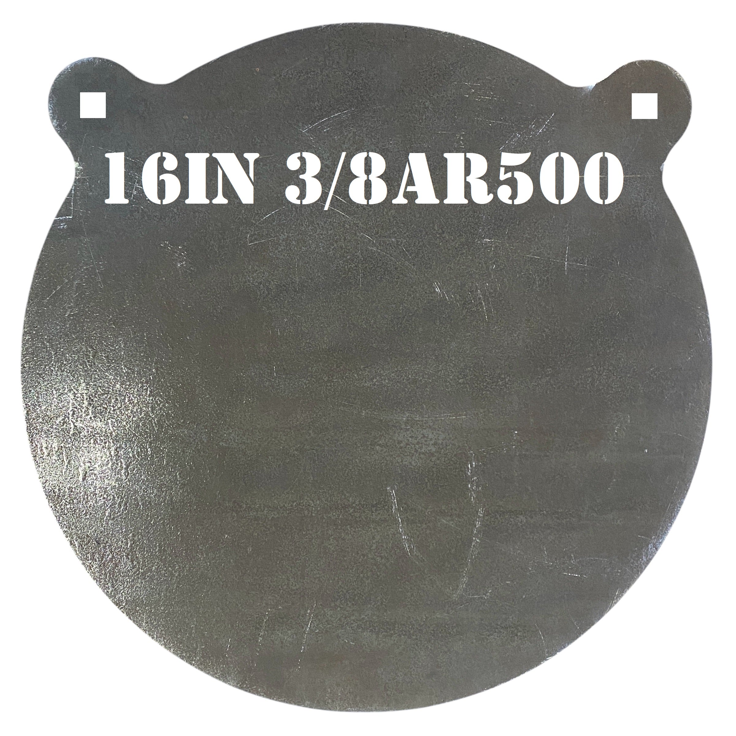 Magnum Target 16" x 3/8" AR500 Gong/Hanger Steel Shooting Target - Pis