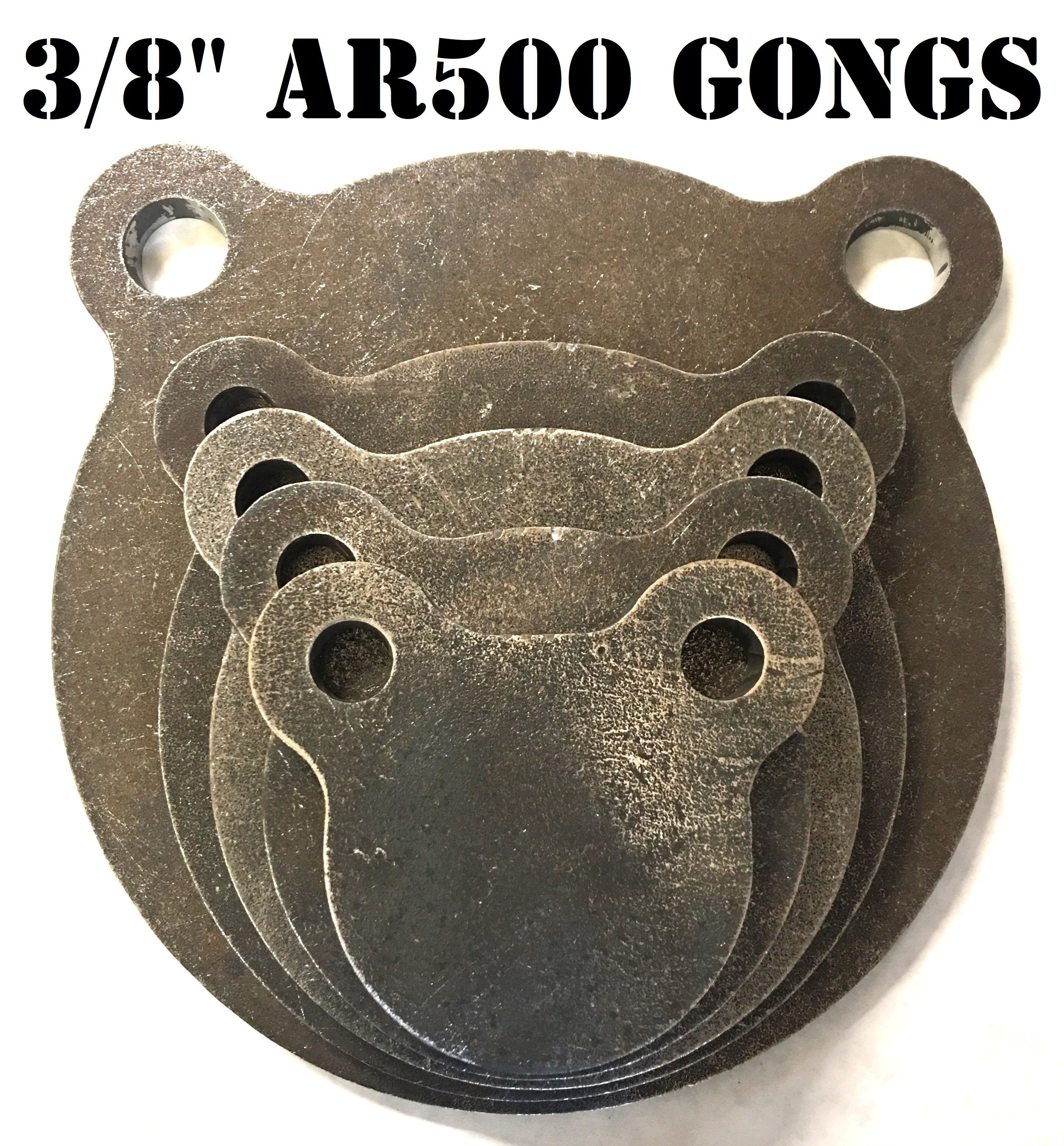 Magnum Target 3/8" AR500 Steel Shooting Targets - 3" 4" 5" 6" 8" Metal