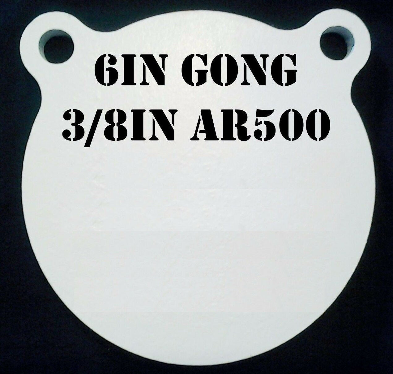 Magnum Target 8 In. AR500 Gong/Hanger Shooting Target - 3/8 Thk Pistol