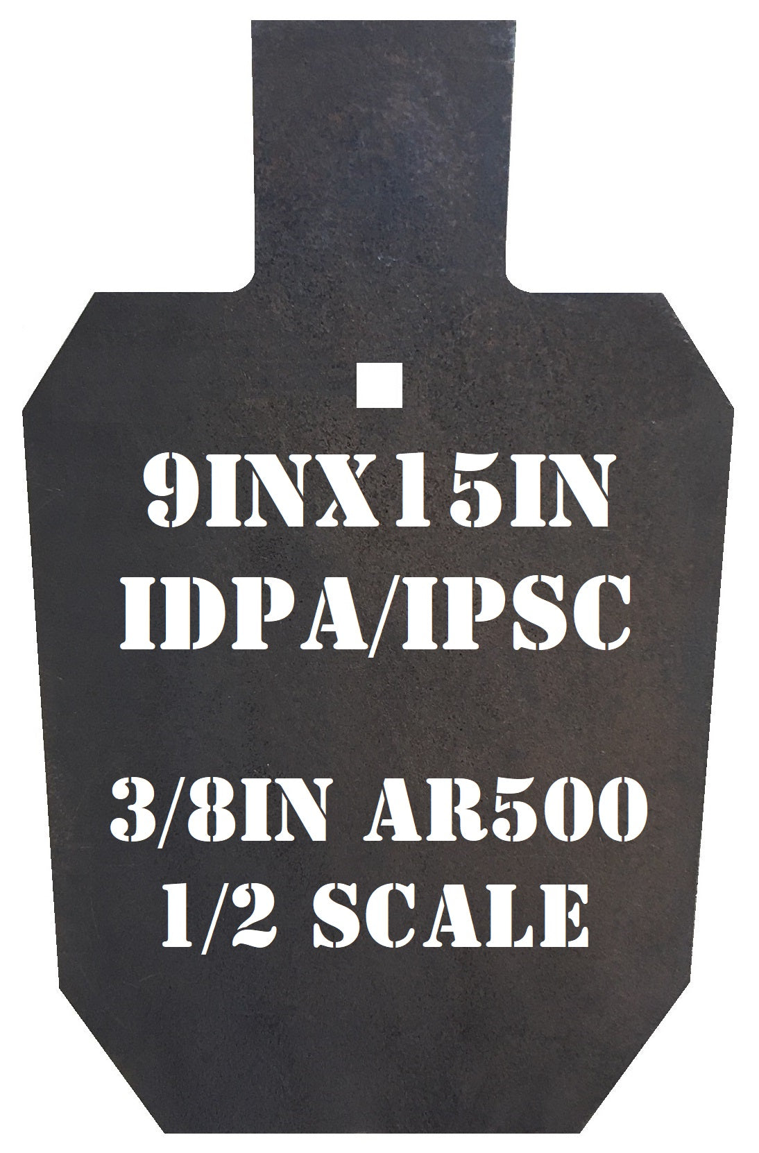 Magnum Target 9"x15" 3/8" AR500 1/2 Scale IDPA/IPSC Steel Shooting Gon