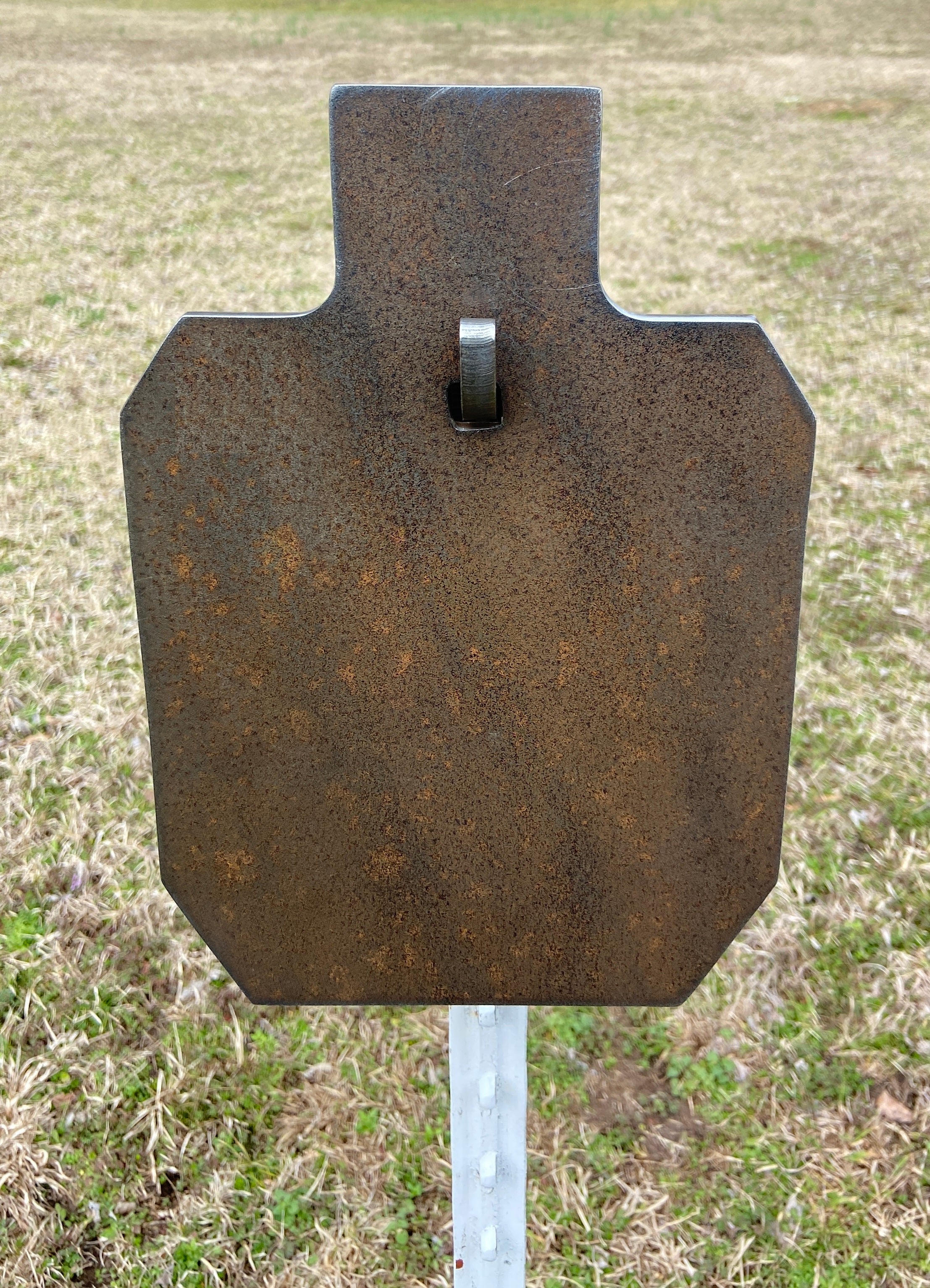 3/8" AR500 8x12 IDPA/IPSC Steel Shooting Target w/ T-Post Hook (GIDPA8 ...