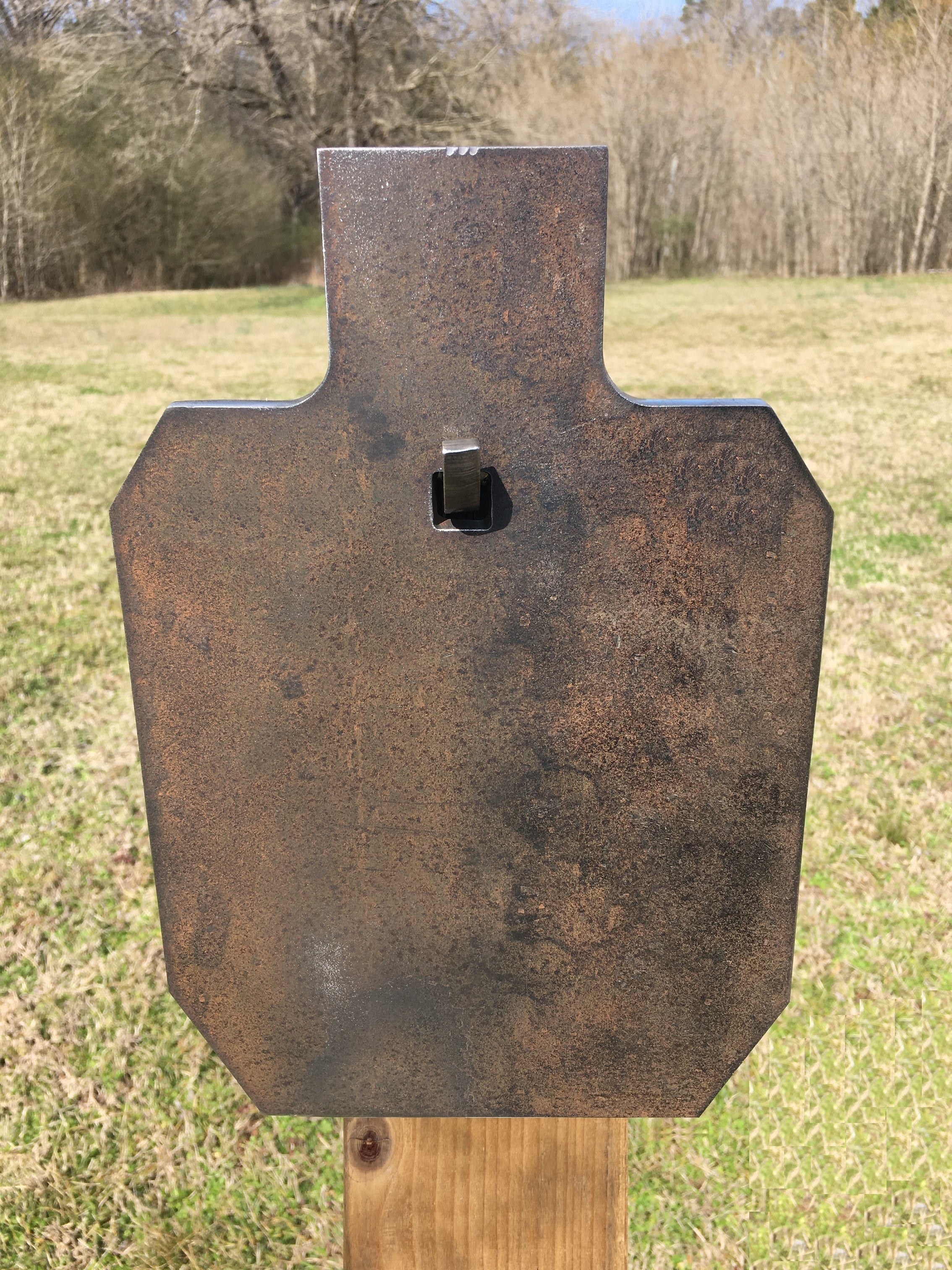 Magnum Target 3/8" AR500 8x12 IDPA/IPSC Steel Shooting Target w/ 2x4 H