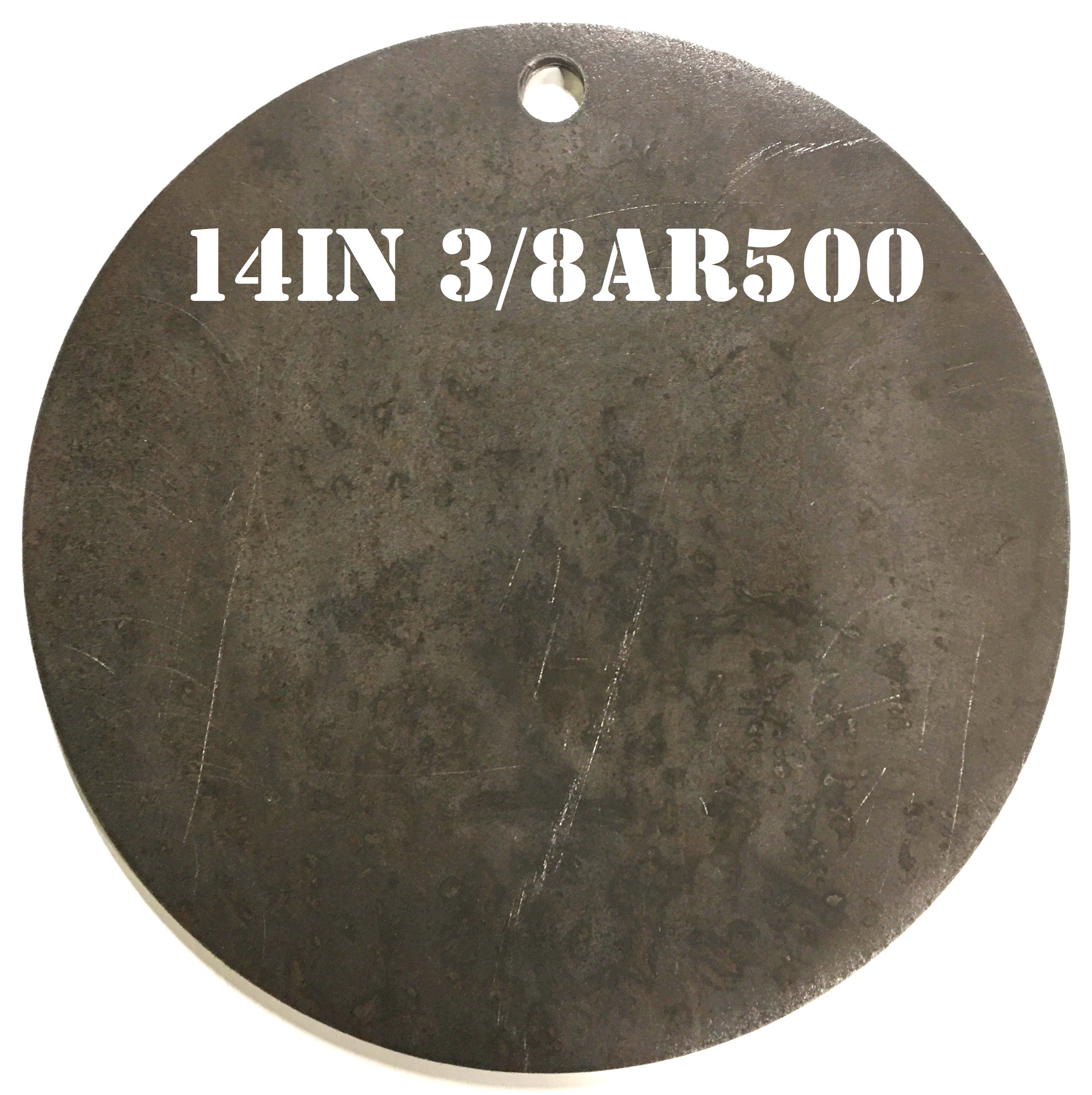 Magnum Target 14in 3/8" AR500 Gong/Hanger Steel Shooting Target - Pist