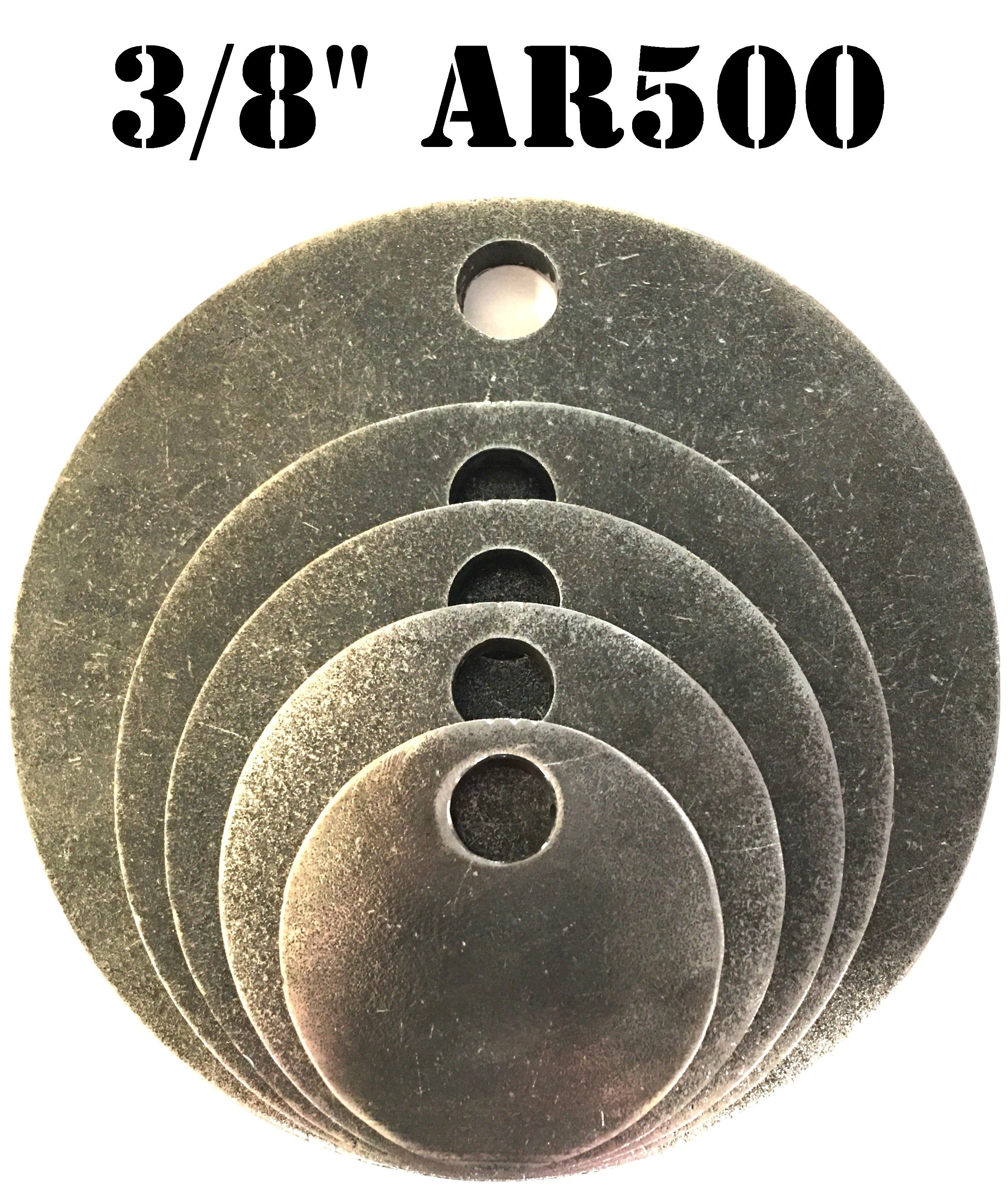 Magnum Target 3/8" AR500 Steel Shooting Targets 3" 4" 5" 6" 8" Metal R
