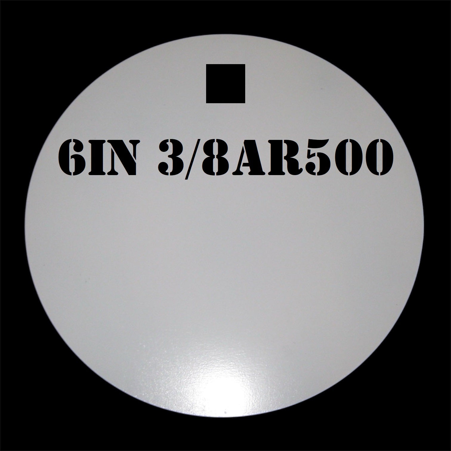 Magnum Target 6" x 3/8" AR500 NRA Gong/Hanger Steel Shooting Target