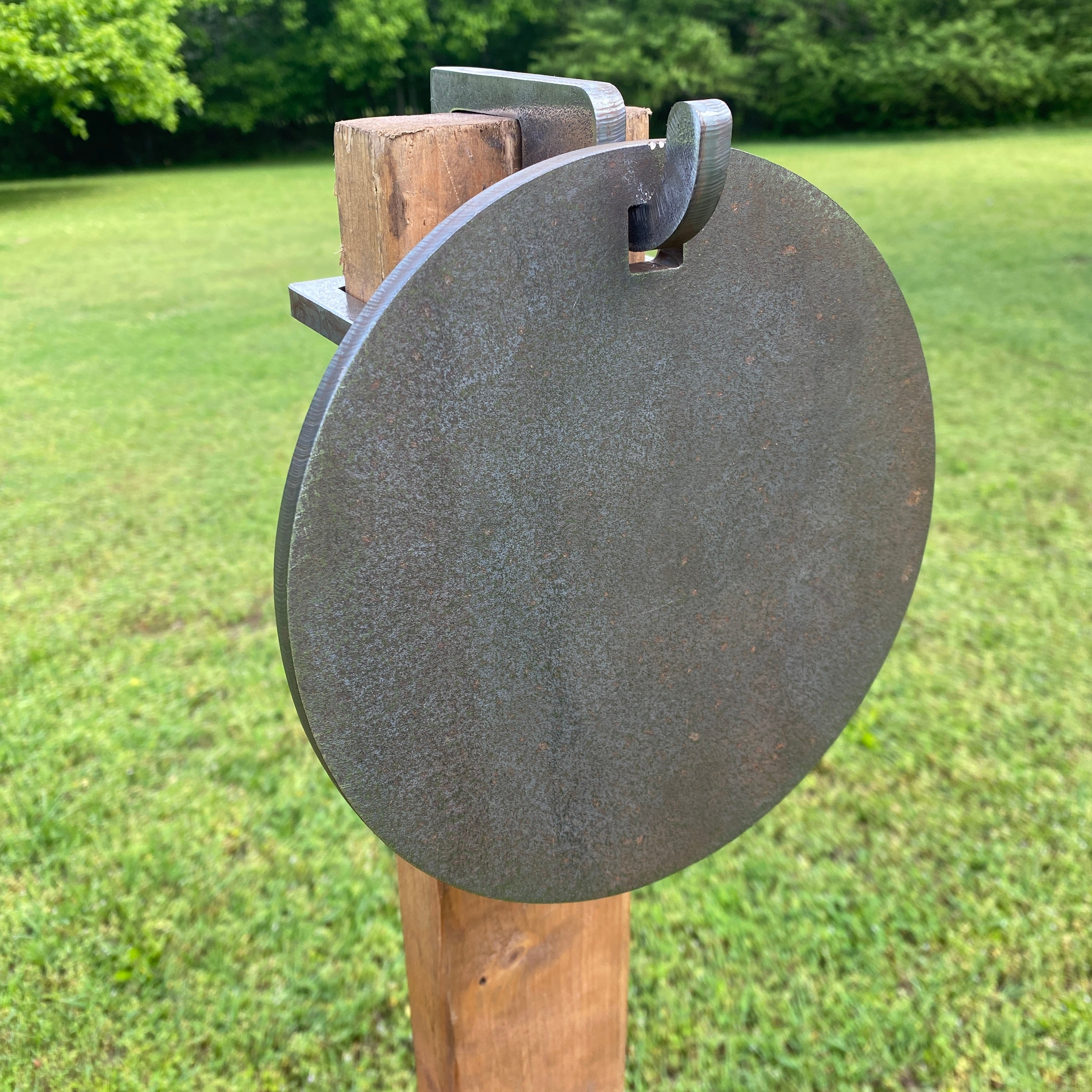 Magnum Target 8" Round 3/8" AR500 Steel Shooting Target - Range Gong H