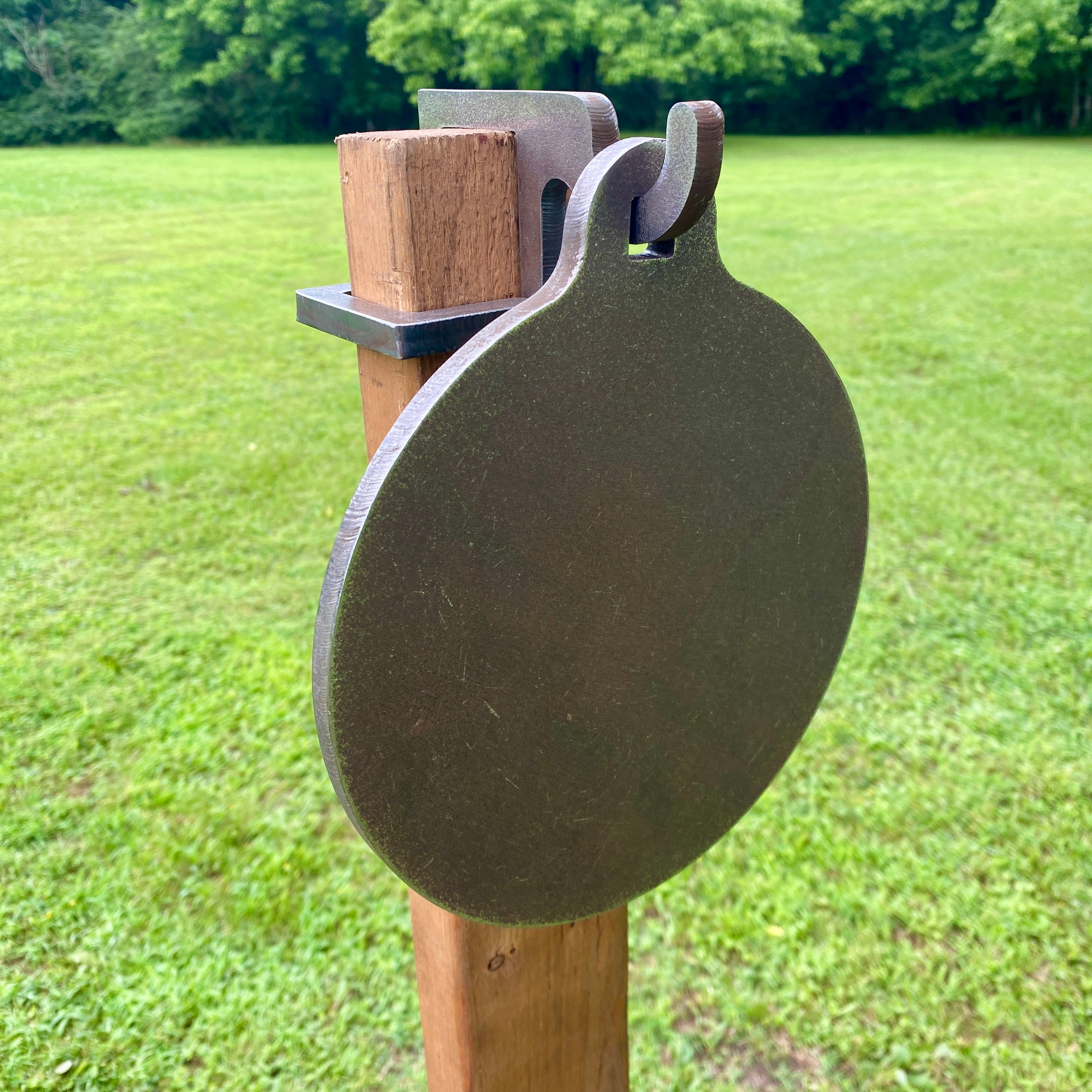 Magnum Target 8" Round 3/8" AR500 Steel Shooting Target - Range Gong H