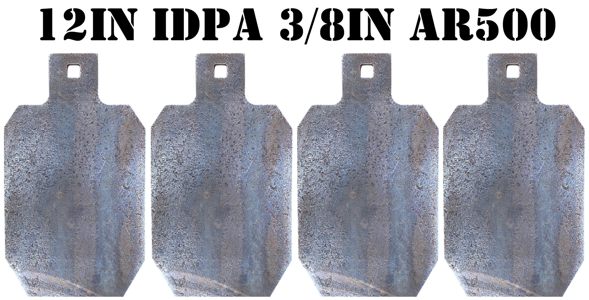 Range Targets 7"x12" AR500 Steel Shooting Target - IDPA/IPSC Silhouette ...