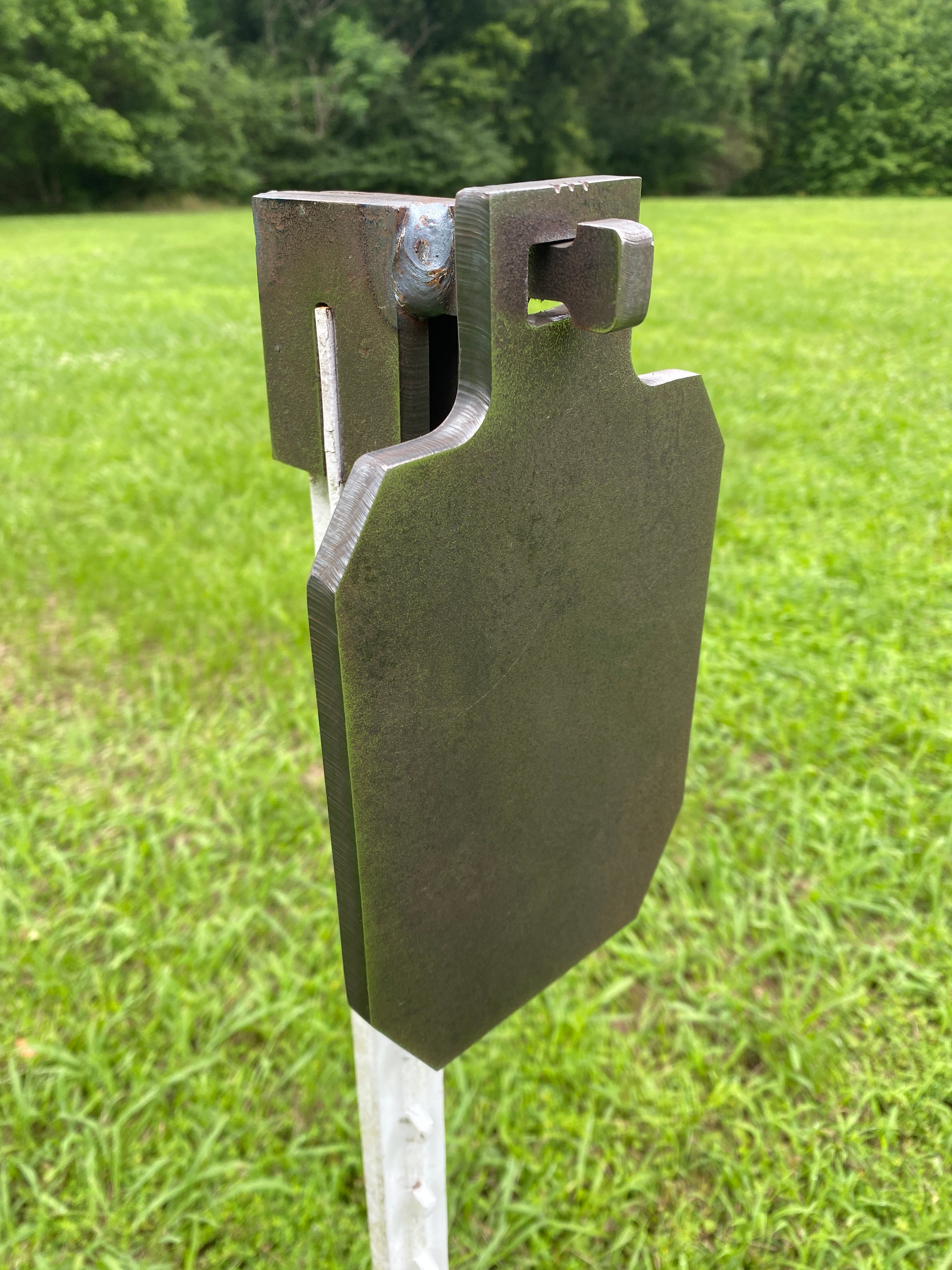 Magnum Target 1pc Interlocking 9”x5" 3/8" AR500 IDPA/IPSC Steel Shooti