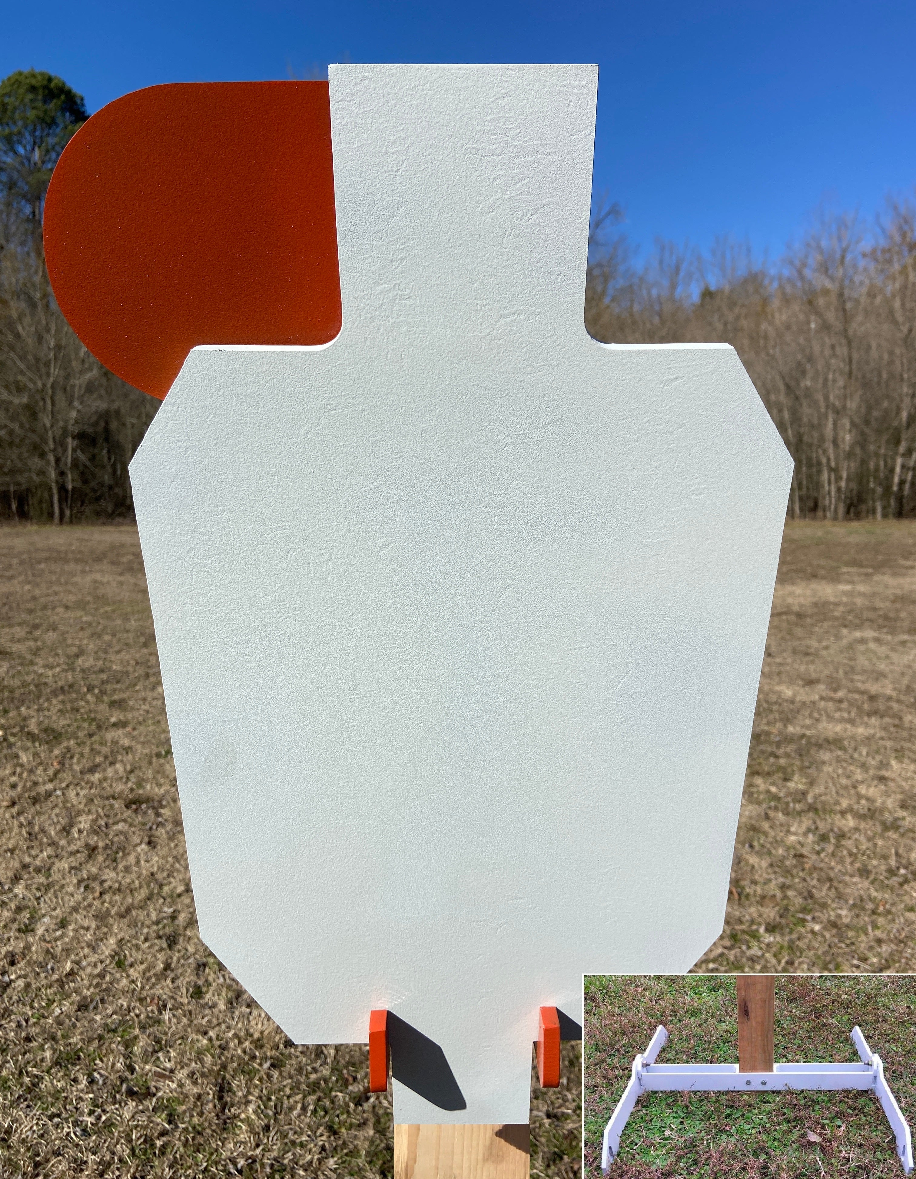 12"x20" IDPA 2/3 Scale 3/8" AR500 Steel Hostage Reactive Shooting Targ ...