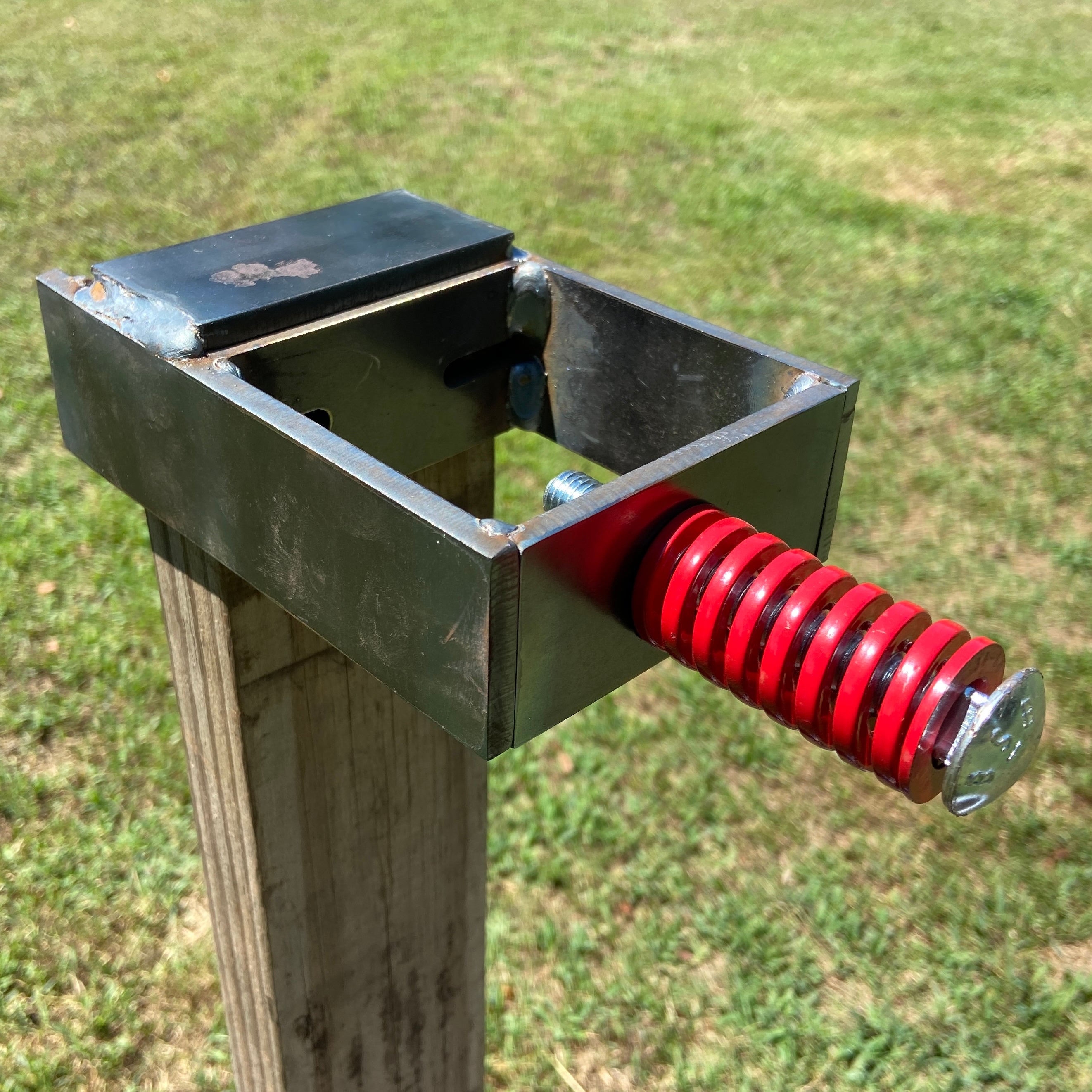 2x4 Target Spring Mount for AR500 Steel Targets - Metal Range Stand 1p ...