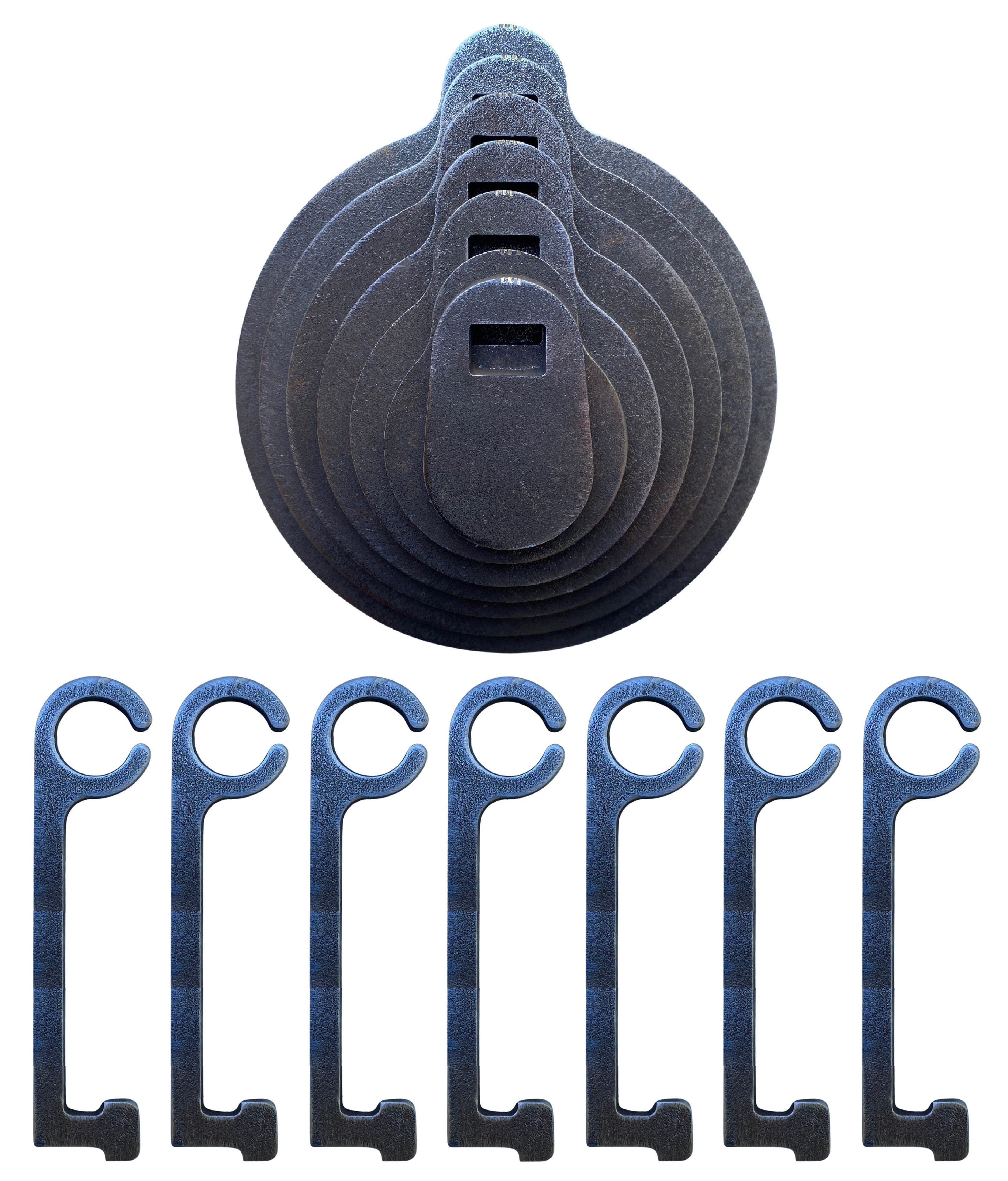 Magnum Target 3/8" AR500 Interlocking Know Your Limits KYL 2" 3" 4" 5"