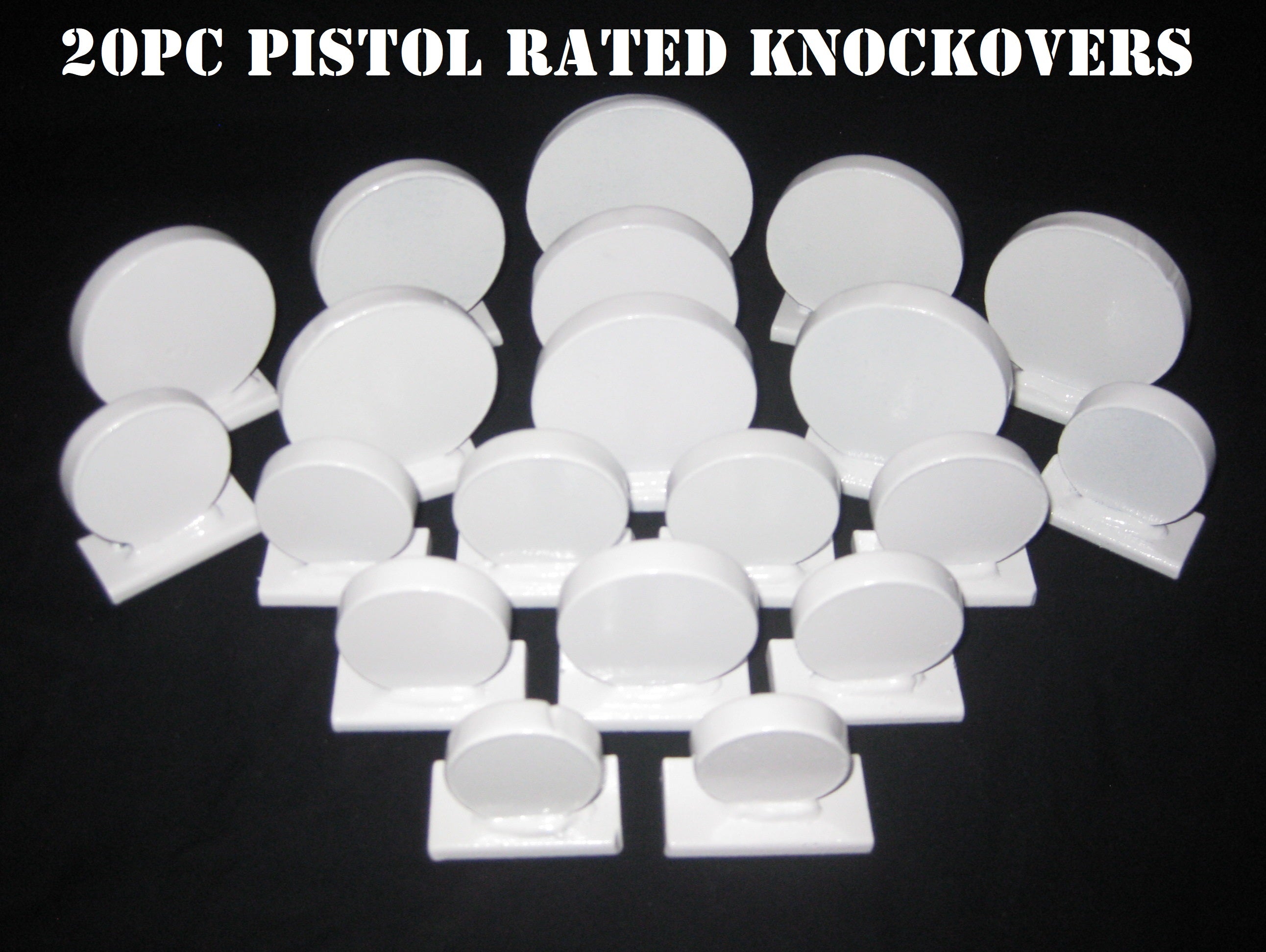 Magnum Target 20pc. Coin Challenge Knock-overs-Steel Shooting Targets-