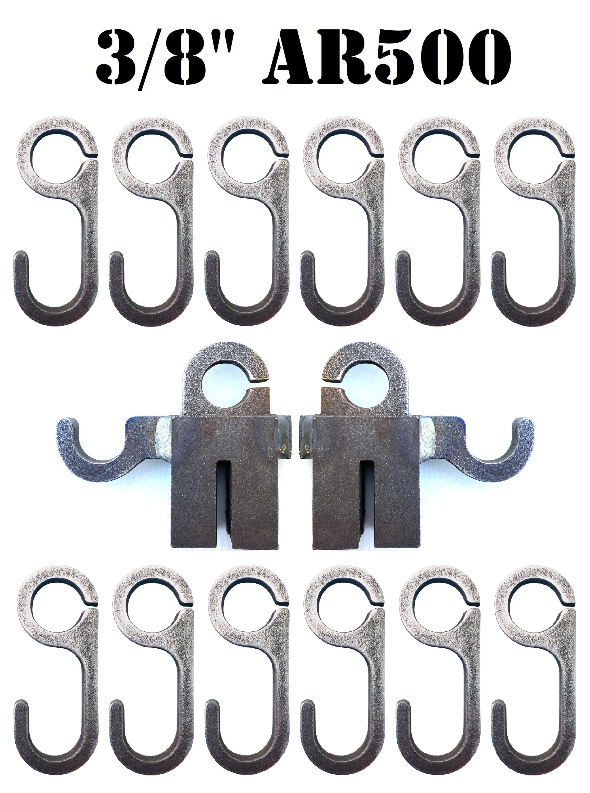 Magnum Target 3/8” AR500 Steel Shooting Target T-Post Pipe Stand for 1