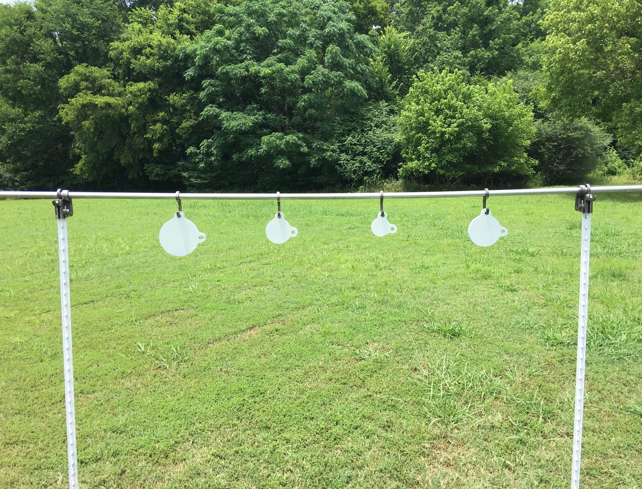 3/8” AR500 4" Tall Steel Shooting Target Hanger Range Hooks 4pc for 3 ...