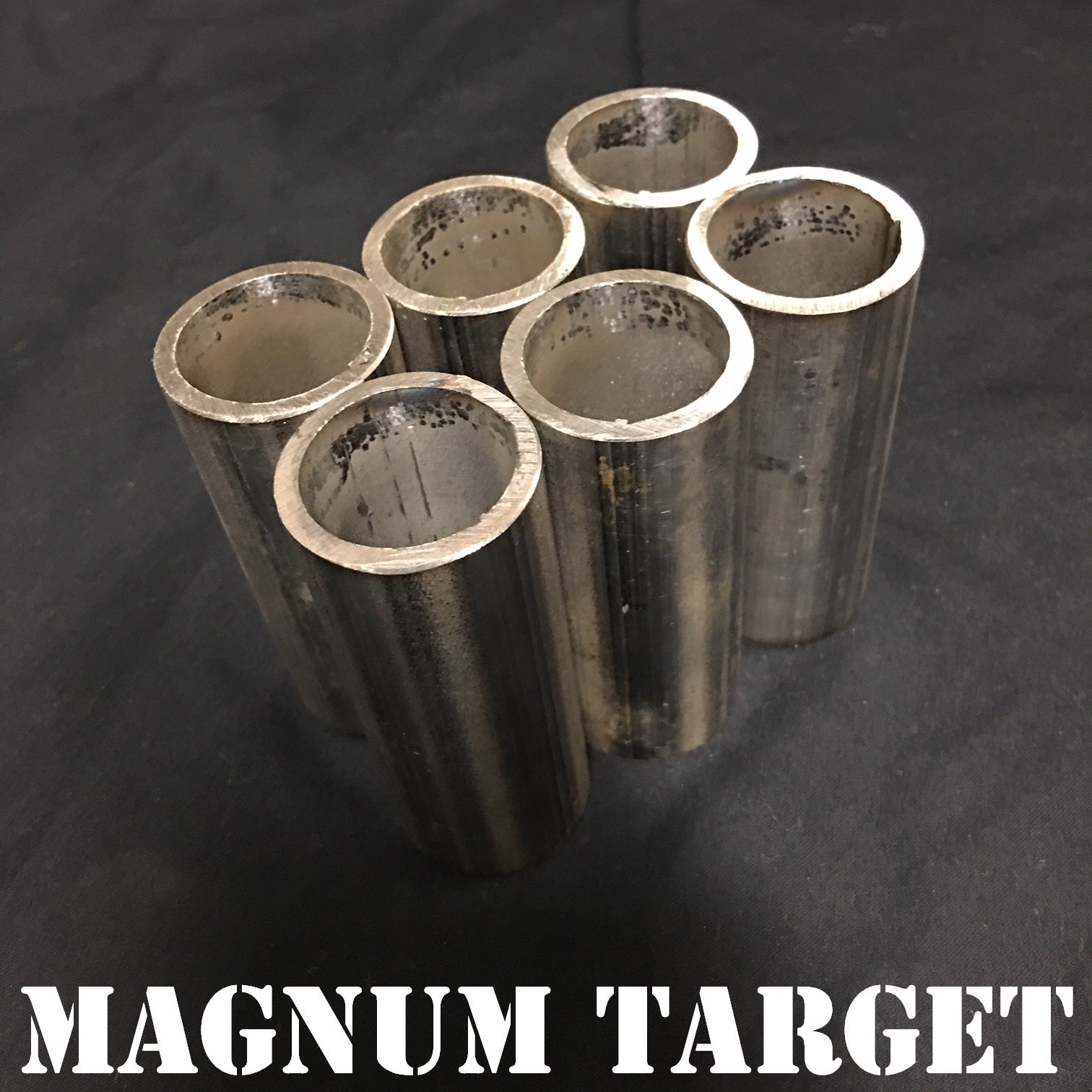 Magnum Target Steel Dueling Tree Pivot Tubes DIY Kit 6pc 3" TUBES ONLY